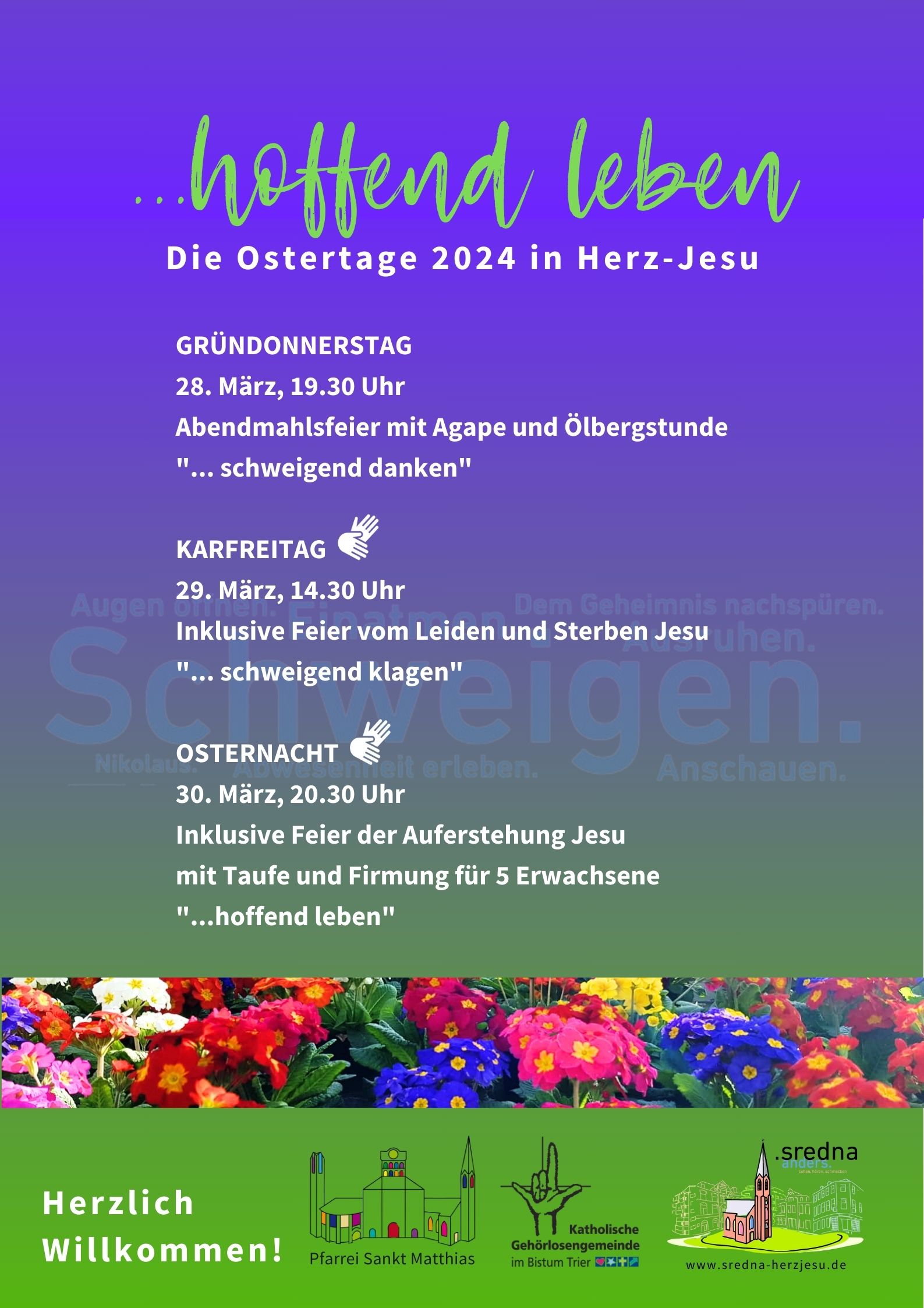 hoffend leben – Die Ostertage 2024 in Herz-Jesu-Kirche, Trier ...